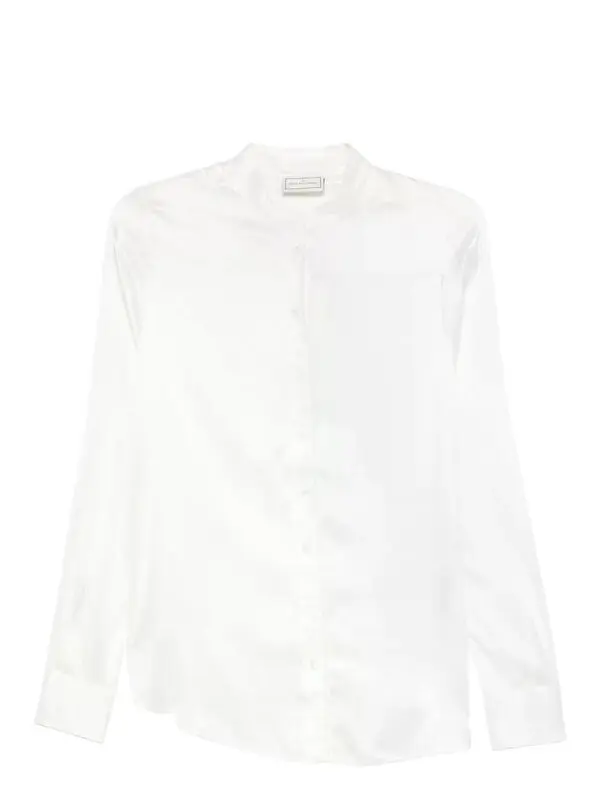 PIERRE-LOUIS MASCIA Long-sleeve Button-up Shirt - White