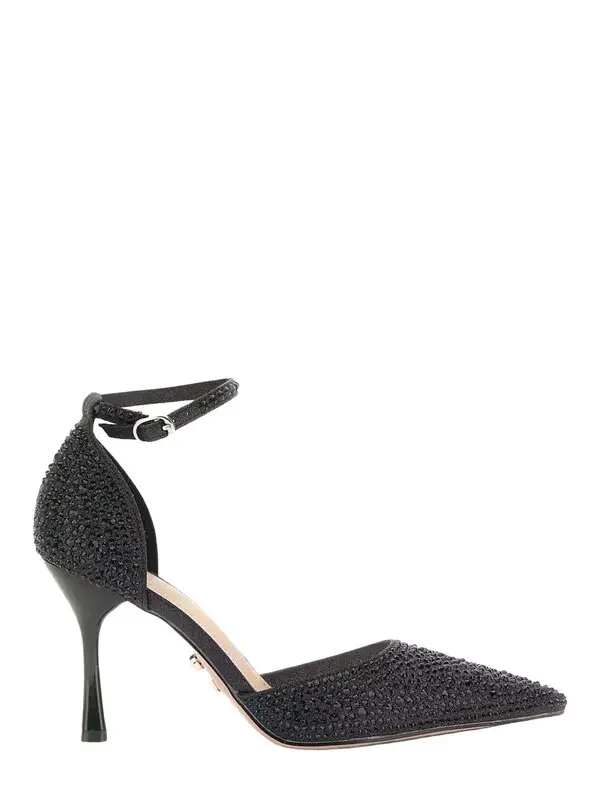 TWENTY FOURHAITCH 90mm Gruis Rhinestone Pumps - Black