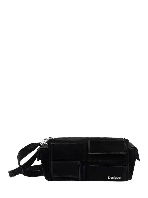 Desigual Multi-pocket Satchel - Black