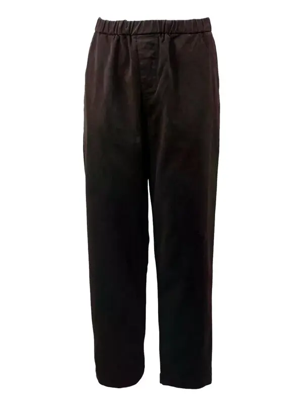 CASEY CASEY Elastic-waistband Trousers - Brown