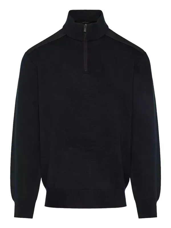 Paul & Shark Half-zip Sweater - Black