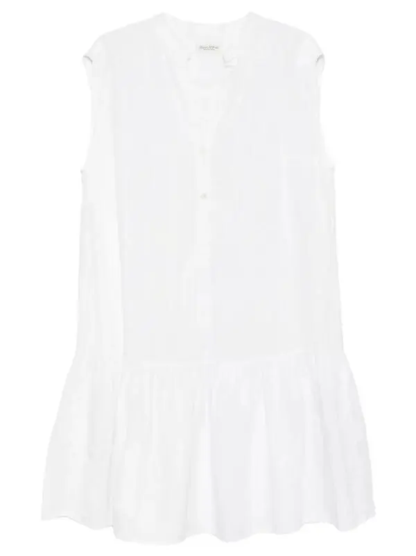 Marc O'polo V-neck Sleeveless Mini Dress - White