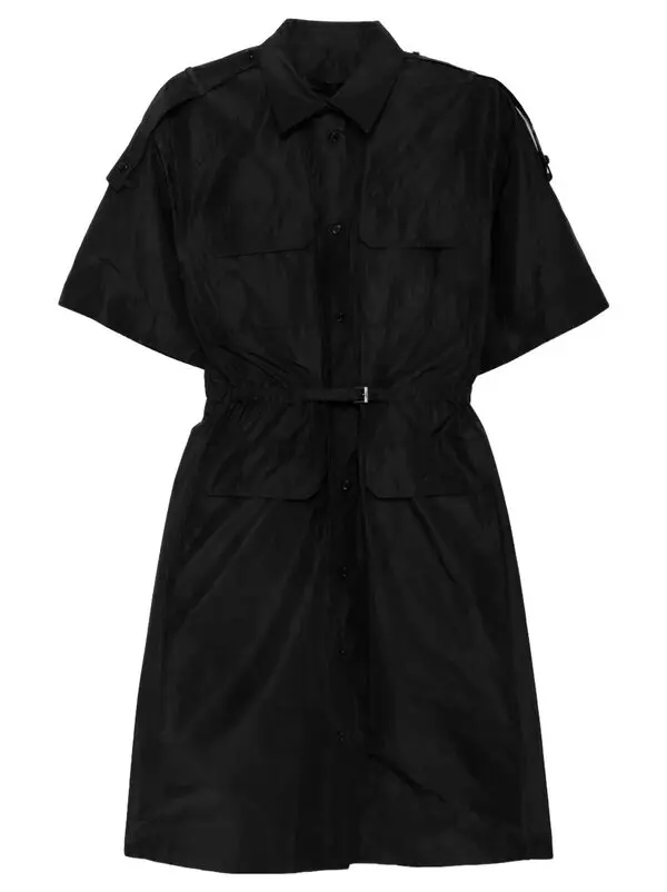 JUUN.J Trench Midi Dress - Black