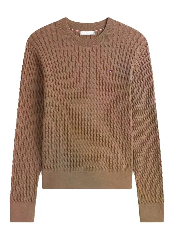 Tommy Hilfiger Cable-knit Pullover - Brown