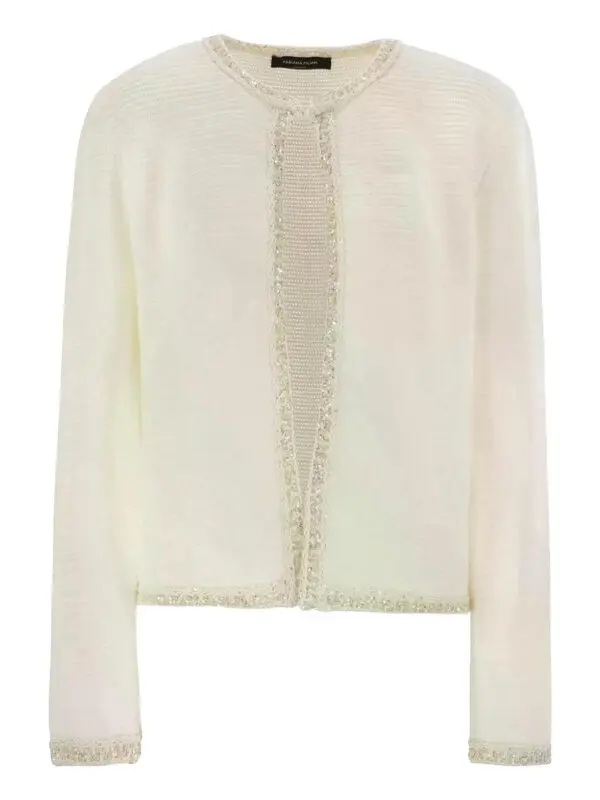 Fabiana Filippi Sequin-embellished Knit Cardigan - Neutrals