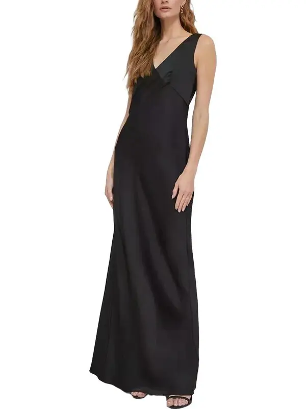 JOOP! Satin Maxi Dress - Black