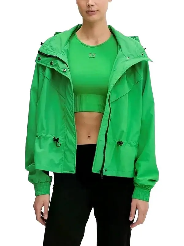P.E Nation Hooded Puffer Jacket - Green