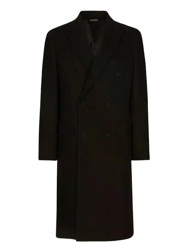 Dolce & Gabbana Double-breasted Coat - Black