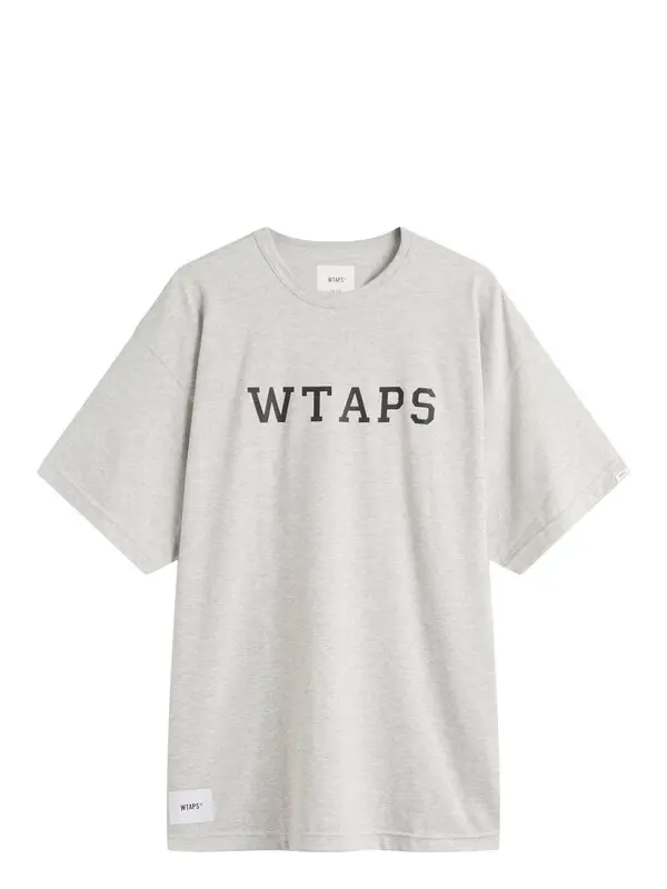 WTAPS Academy Logo T-shirt - Ash Gray