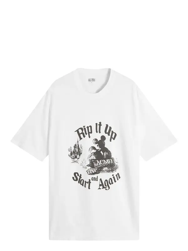 ACMH BY MAGIC CASTLES Rip It Up T-shirt - Off White