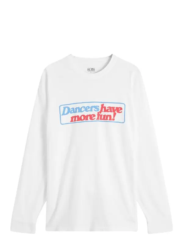 ACMH BY MAGIC CASTLES Dancers Have More Fun Ls T-shirt - Off White