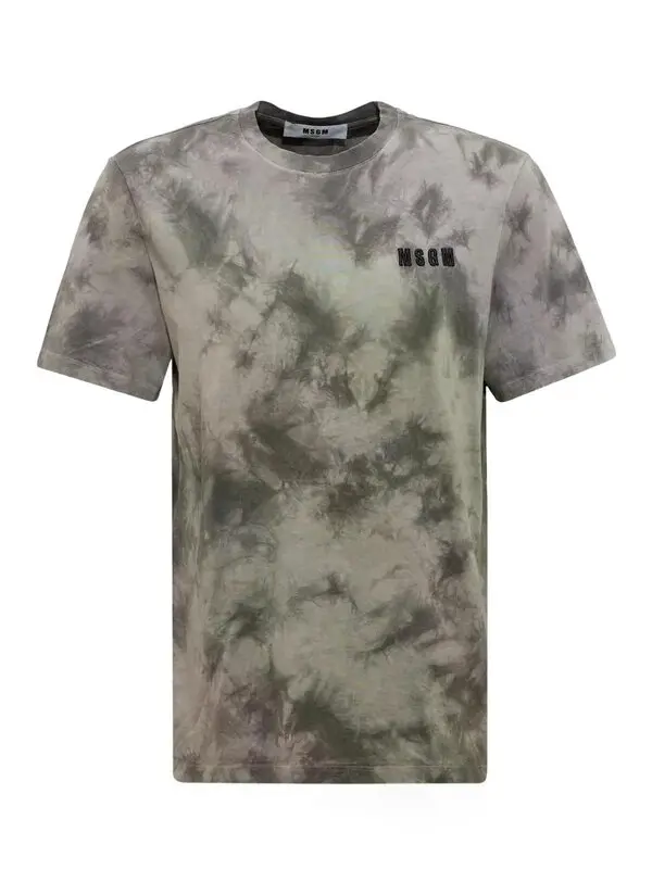 MSGM Tie-dye T-shirt - Grey