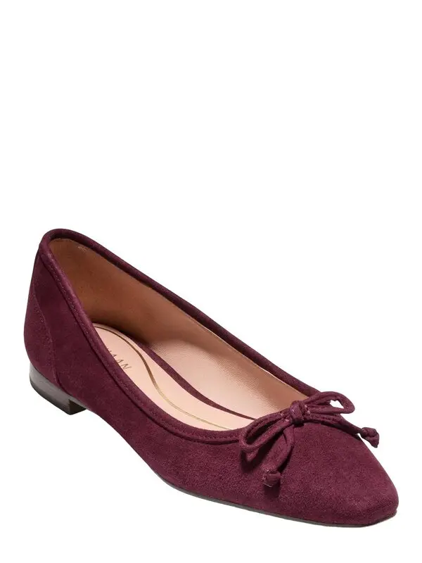 Cole Haan Paget Ballet Flat - Black Garnet