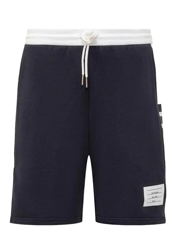 Thom Browne Cotton Shorts - Blue
