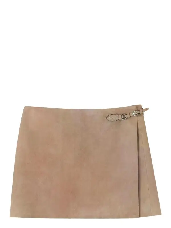 Ermanno Scervino Buckle Fastening Wrap Skirt - Brown