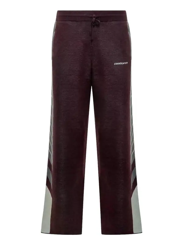 Casablanca Drawstring Track Pants - Brown