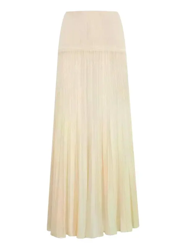Isabel Marant Ezra Pleated Skirt - Neutrals