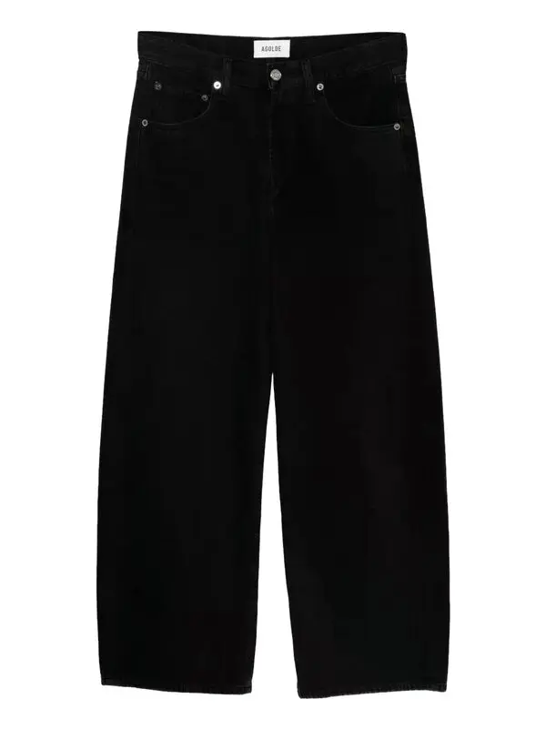 AGOLDE Low Curved Jeans - Black
