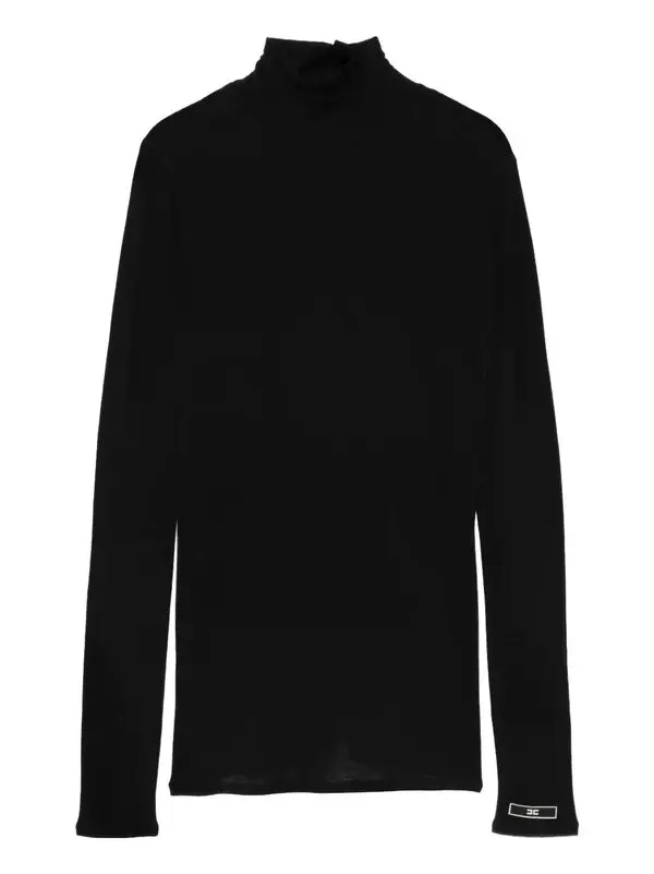 Elisabetta Franchi Long-sleeve Top - Black