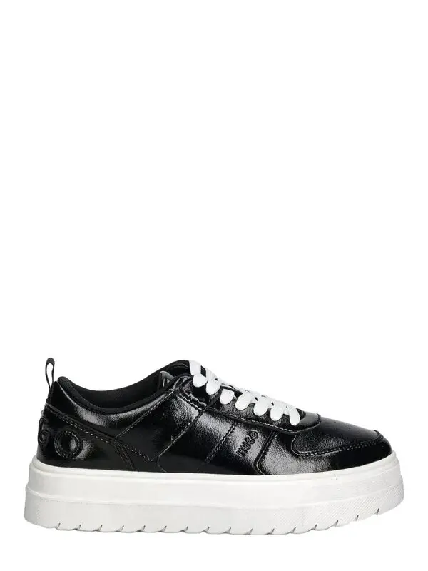 Hugo Debossed Logo Sneakers - Black