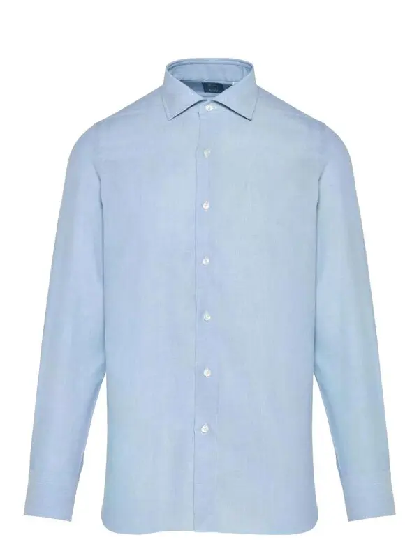 FINAMORE 1925 Button-down Shirt - Blue