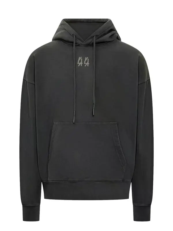 44 LABEL GROUP Logo-print Hoodie - Black