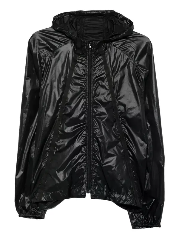 J.L-A.L Hooded Panelled Jacket - Black