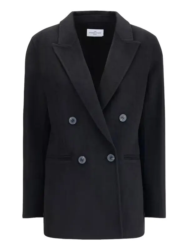 THE DYNAMIS STUDIO Double-breasted Blazer - Black