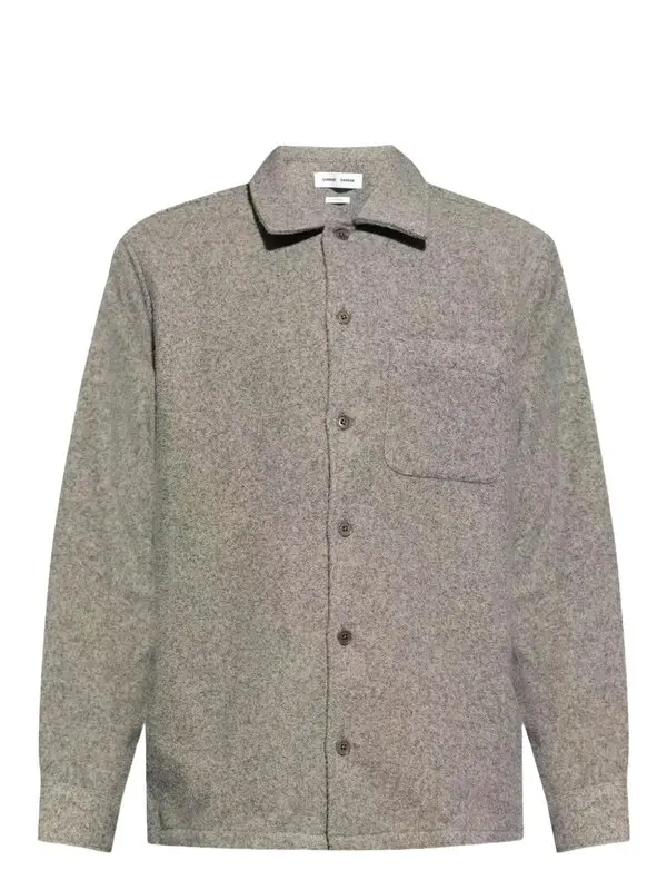 SAMSOE SAMSOE Button-fastening Overshirt - Grey
