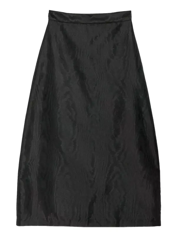 LUNATICA MILANO Textured Maxi Skirt - Black
