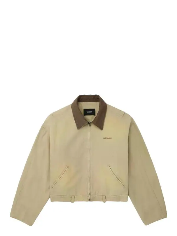 We11Done Cotton Cord-collar Jacket - Neutrals