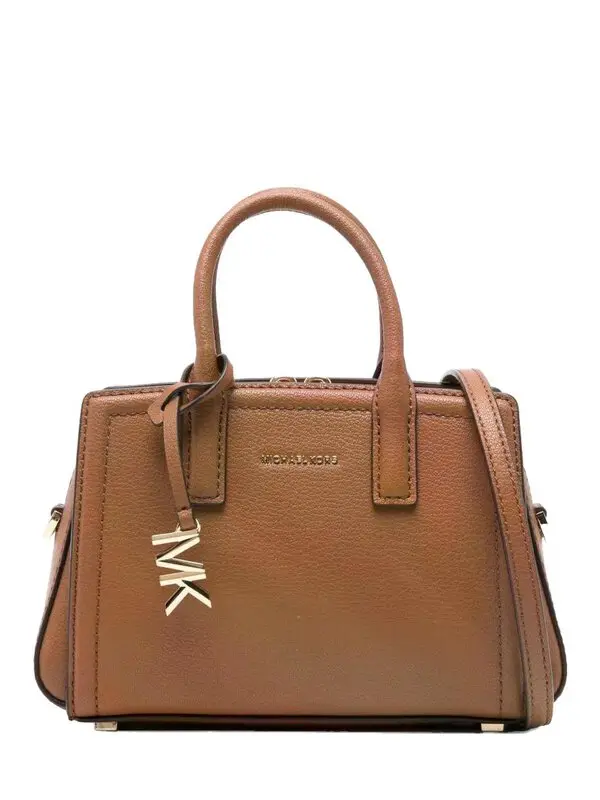 Michael Kors Small Laila Leather Tote - Brown