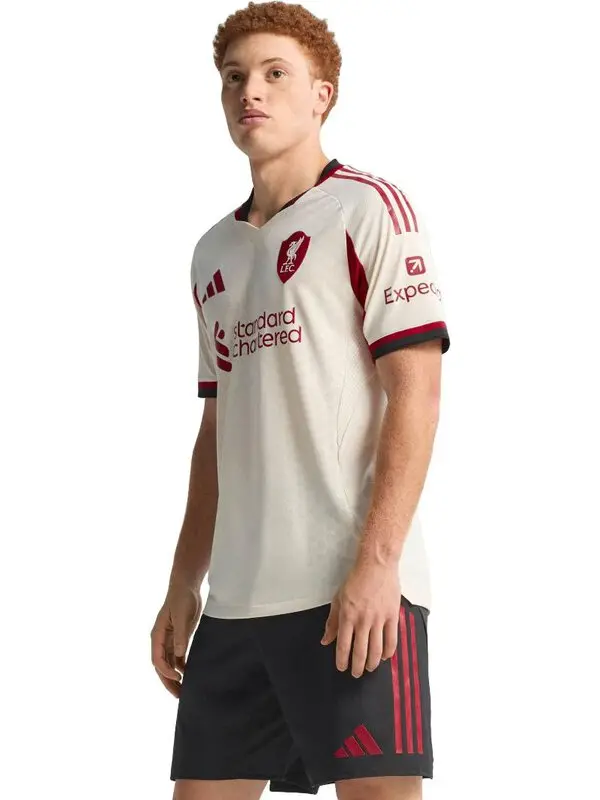 Adidas Liverpool Fc 25/26 Away Authentic Jersey - Wonder White
