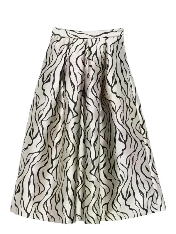 LUNATICA MILANO Pleated Maxi Skirt - Grey