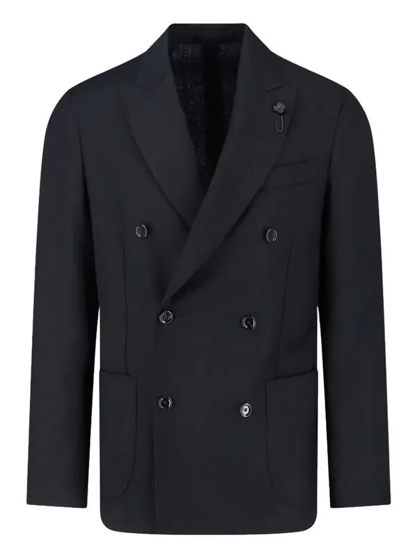 LARDINI Jackets - Black
