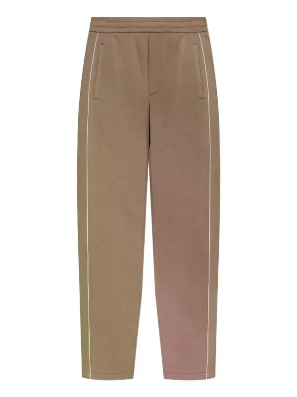 Emporio Armani Side-stripe Trousers - Neutrals