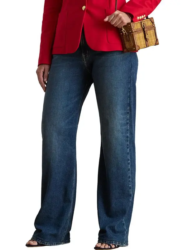 Ralph Lauren High-rise Wide-leg Jean - Maxen Wash