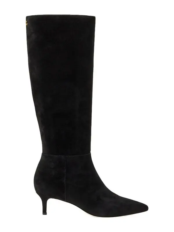 Ralph Lauren Mckay Suede Tall Boot - Black
