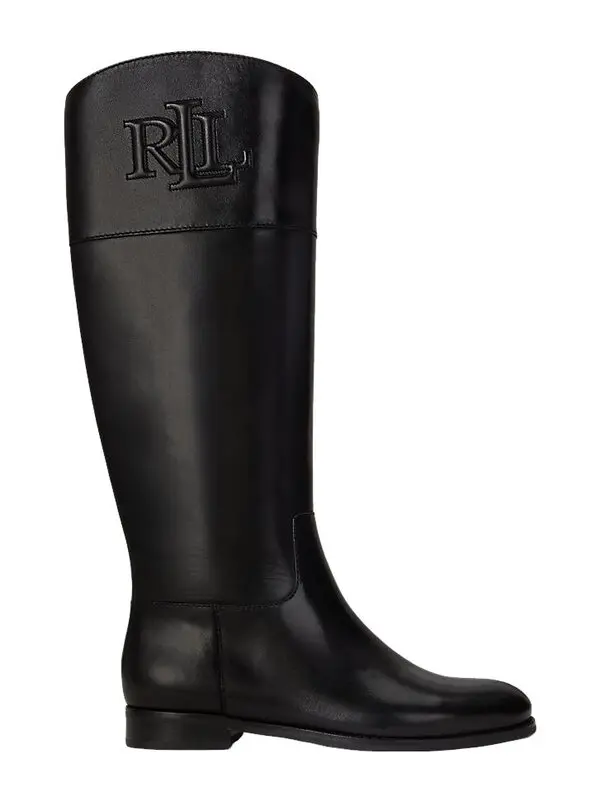 Ralph Lauren - Justine II Burnished Leather Riding Boot