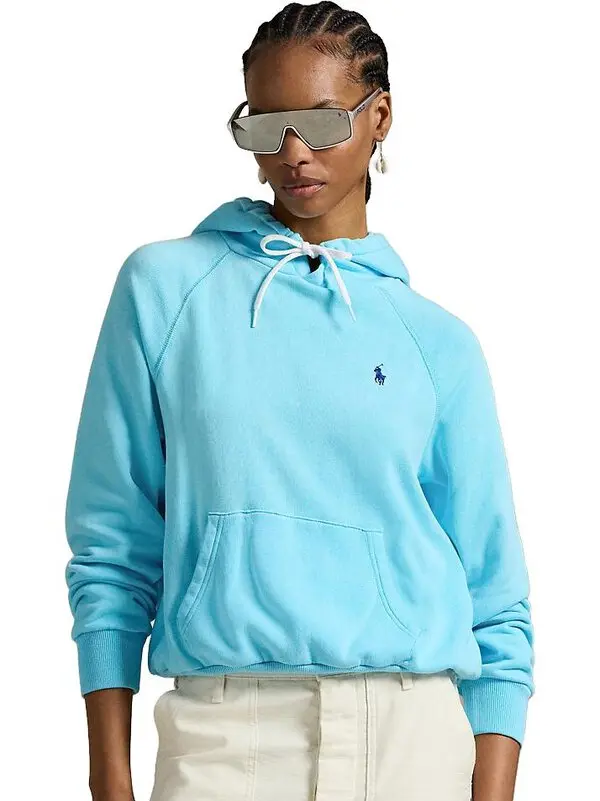 Ralph Lauren Lightweight Fleece Hoodie - Turquoise Nova