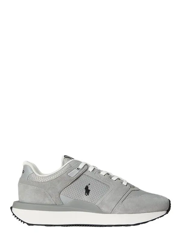 Ralph Lauren Train 89 V2 Paneled Sneaker - Tonal Soft Grey