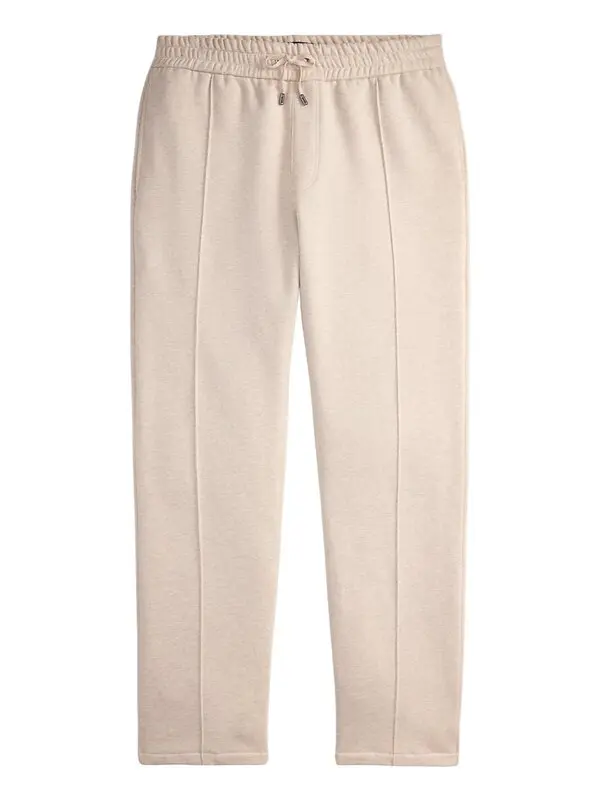 Ralph Lauren Cotton-cashmere Fleece Pant - Champagne Melange