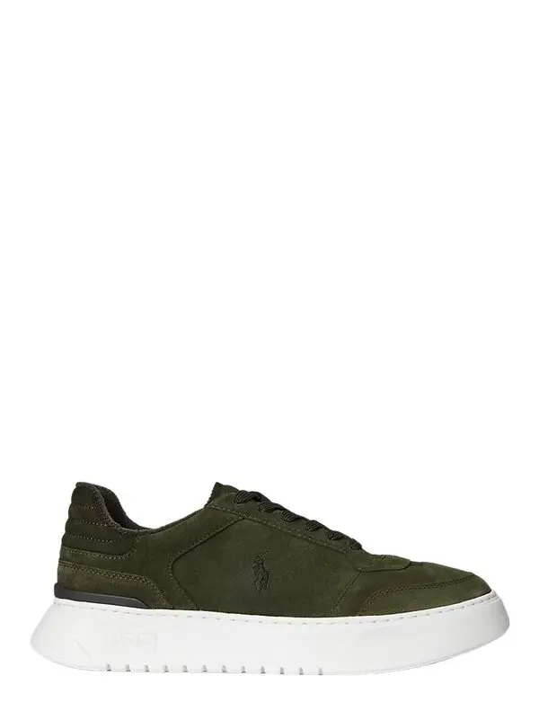 Ralph Lauren Rlite Sport Suede Sneakers - Estate Olive
