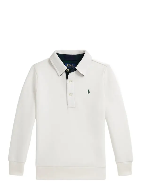 Ralph Lauren Waffle-knit Cotton Henley Shirt - Green