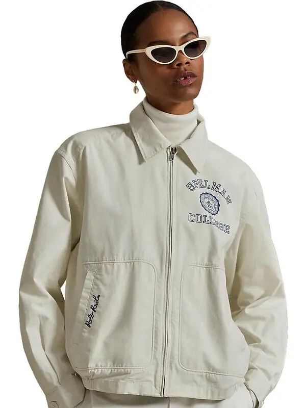 Ralph Lauren Spelman College Drizzler Jacket - Antique Cream