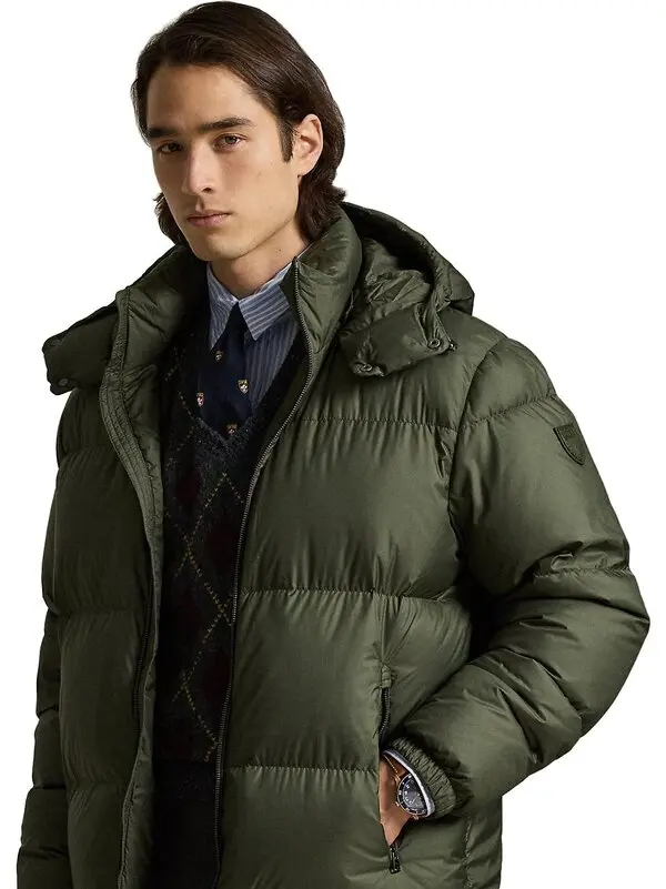 Ralph Lauren The Decker Matte Down Jacket - Line Green