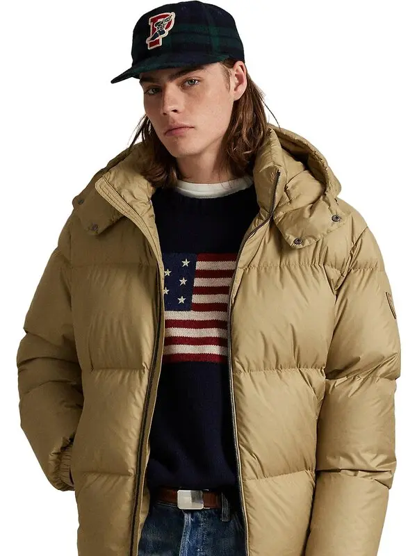 Ralph Lauren The Decker Matte Down Jacket - Rl Khaki
