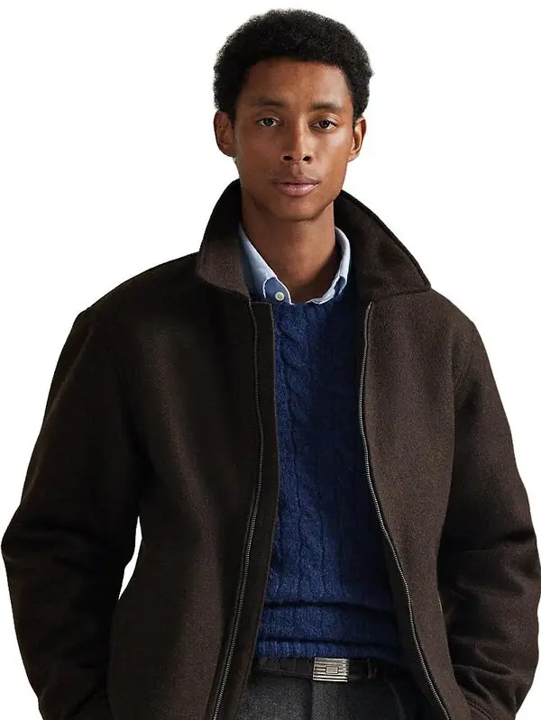 Ralph Lauren The Langdon Wool Jacket - Circuit Brown
