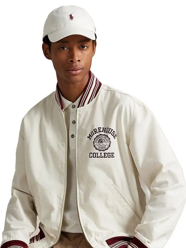 Ralph Lauren Morehouse College Track Jacket - Antique Cream