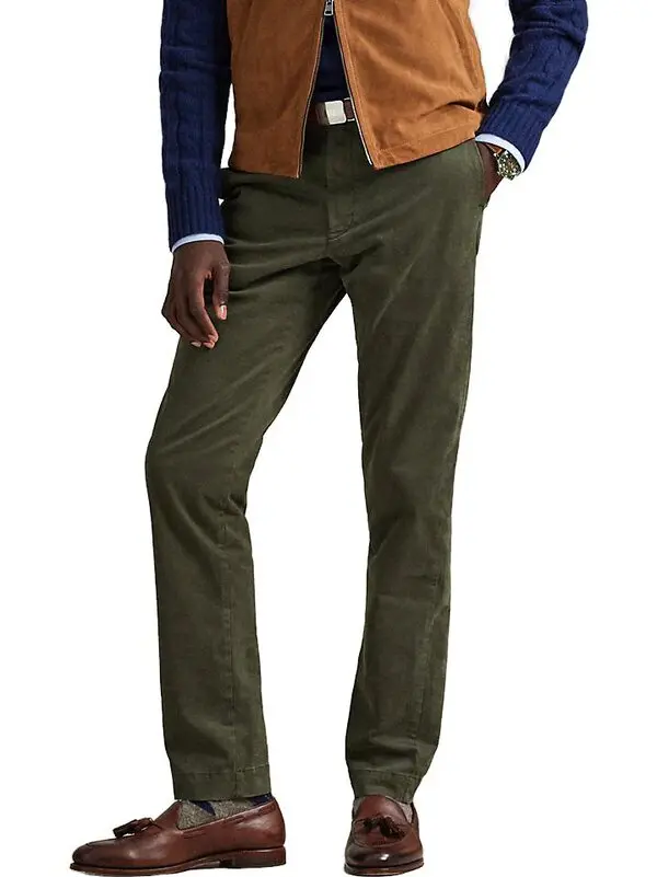 Ralph Lauren Jarrett Slim Fit Sateen Pant - Estate Olive